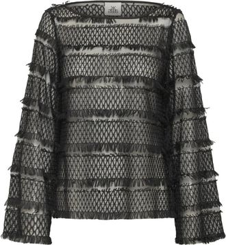 Karen by Simonsen Femme, Blouses et Chemises, Noir, Taille: 48 FR Meteorite Blouse