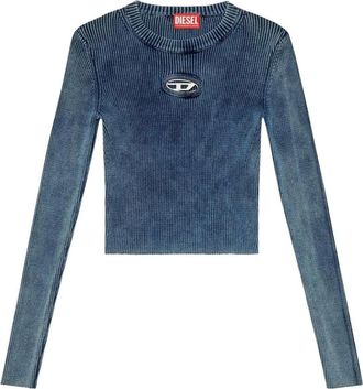 Diesel Femme, Tops, Bleu, Taille: 38 FR M-Anchor-A Top