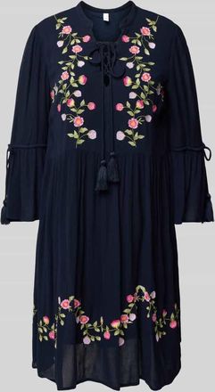 Vero Moda Knielanges Tunikakleid mit Schnürung