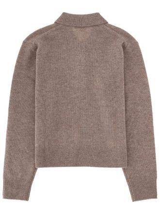 Sporty & Rich Cashmere-Wool Polo Shirt - Brown