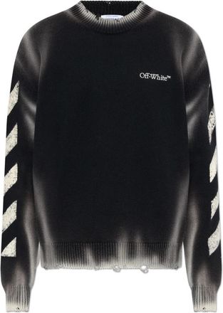 Off-white Homme, Pulls, Bleu, Taille: S Logo Sweater
