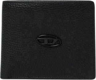 Diesel Homme, Accessoires, Noir, Taille: ONE Size Portefeuille Bi-Fold en Cuir