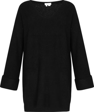 Usha Pullover Frauen schwarz meliert