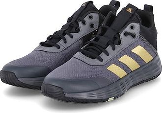 adidas Homme Ownthegame Shoes, Grey Five/MAGOLD/Carbon Black, 44 EU