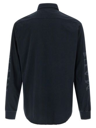 Balenciaga Mens Black Cotton Blouse