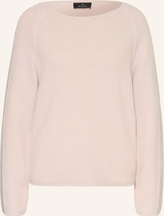 Monari Monari Pullover Mit Schmucksteinen rosa