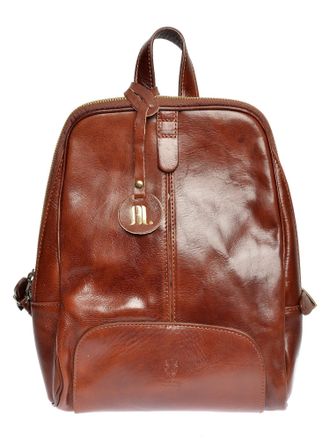 Anna Luchini Kastanienbraun Rindsledertasche