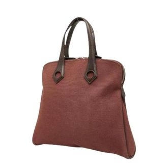 Herm&egrave;s Pre-owned Sac Ebou PM Canvas Leder Shopper - - Pre-owned - Damen - Braun - ONE SIZE