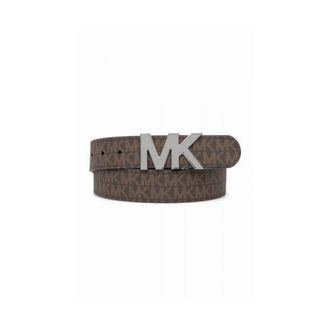 Michael Kors Homme, Accessoires, Brun, Taille: ONE Size Reversible Logo Buckle Belt