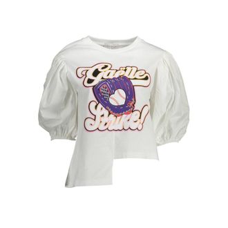 Ga&euml;lle Paris Gaelle Paris Bianco Baumwolle Damen T-Shirt
