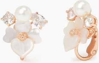 Kate Spade New York Boucles doreilles PRECIOUS PANSY Blanc Multi