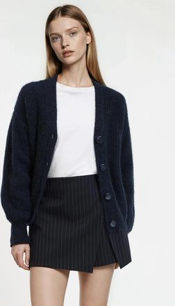 La Redoute Collections Gilet Col V Alpaga M&eacute;lang&eacute; Signature Gildas