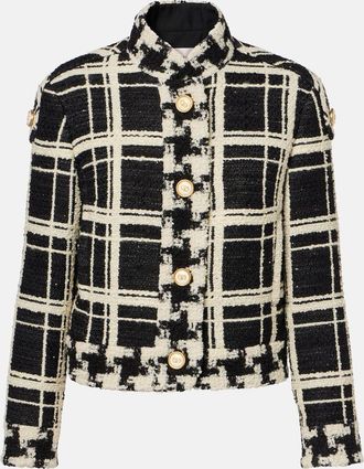 Valentino Jacke Mossi aus Tweed