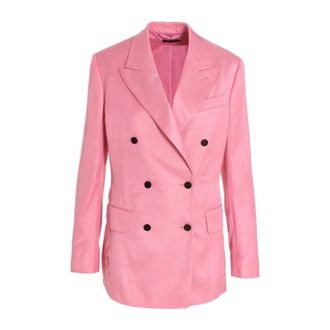 Tom Ford Doppelreihiger Blazer - - Jackets - Damen - Rosa - S