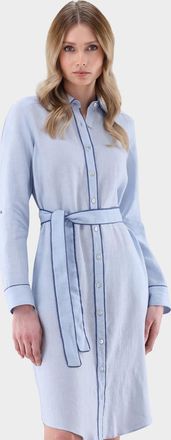 van Laack Hemdblusenkleid aus Leinen