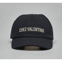 Valentino Cotton Baseball Cap With Embroidery