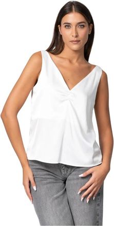 Kocca Femme, Tops, Blanc, Taille: 42 FR D&eacute;bardeur Soyeux et Doux