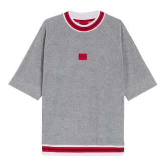 HUGO BOSS Hugo - Jaxon Sweatshirt f&uuml;r Herren, kurz&auml;rmlig (Grau)