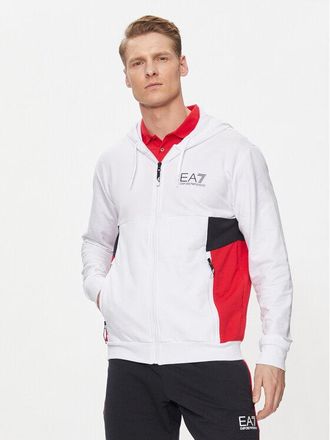 Emporio Armani Sweatshirt 3DPM15 PJLIZ 1100 Weiß Regular Fit