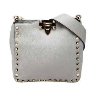 Valentino Sac bandouli&egrave;re Pre-owned - Femme - Pre-owned - Gris - Taille: ONE Size