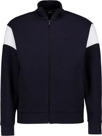 HUGO BOSS Herren Pullover blau unifarben