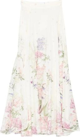 Charo Ruiz Ibiza Femme, Jupes, Multicolore, Taille: 40 FR Jupe Maxi Trap&egrave;ze Taille Haute