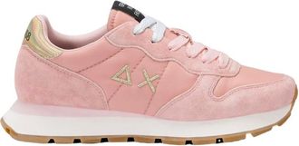 Sun 68 Femme, Chaussures, Rose, Taille: 37 EU Baskets Or Argent Daim