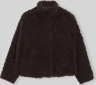 s.Oliver Red Label Regular Fit Teddyjacke mit Stehkragen