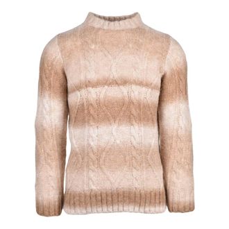 Daniele Alessandrini Herren, Strickwaren, Beige, SGr&ouml;&szlig;e