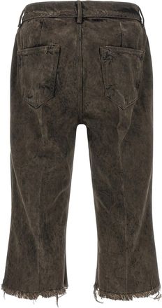 Rick Owens Bolan Cutoffs Short Trousers - Gray