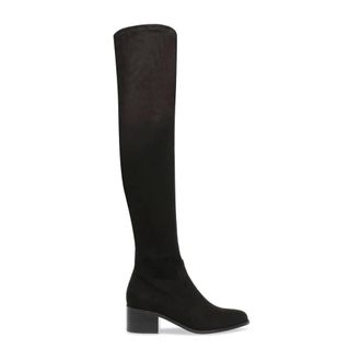 Steve Madden Femme, Chaussures, Noir, Taille: 37 EU Sadie Botte cuissarde