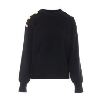 Liu Jo Pull &agrave; col rond - Femme - Pulls - Noir - Taille: 36 FR
