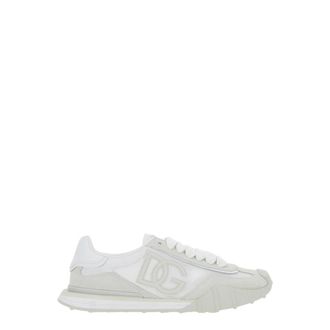 Dolce & Gabbana Homme, Chaussures, Blanc, Taille: 43 EU DG Athletic Baskets