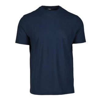 Herno Homme, Tops, Bleu, Taille: 6XL T-shirt en coton