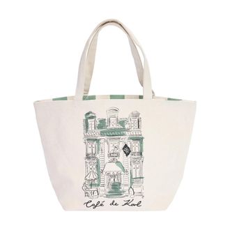 Karl Lagerfeld Gestreifter Wendbarer Canvas Shopper - - Bags - Damen - Wei&szlig; - ONE SIZE