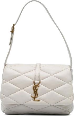 Saint Laurent Hobo Bags - Quilted Lambskin Le 57 Shoulder Bag - Gr. unisize - in Weiß - für Damen