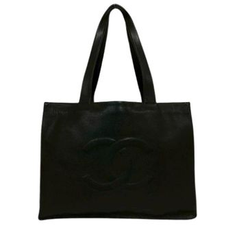 Chanel Sac cabas en cuir caviar Pre-owned - Femme - Pre-owned - Noir - Taille: ONE Size