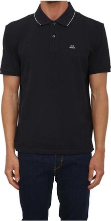 C.P. Company C.p. Company, Homme, Tops, Bleu, Taille: 2XL Polo
