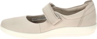 Ecco Hausschuh Ecco Soft 2 Schuhe Mary-Jane Ballerina grau 207503