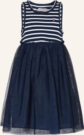 Tommy Hilfiger Kleid Im Materialmix blau