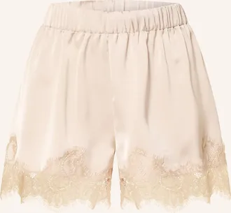 Sofie Schnoor Satinshorts Vada Mit Spitze grau