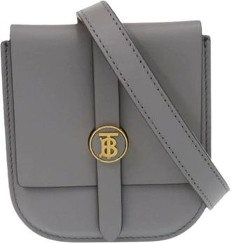 Burberry Pochette Banane Pr&eacute;-owned - Femme - Pre-owned - Gris - Taille: ONE Size