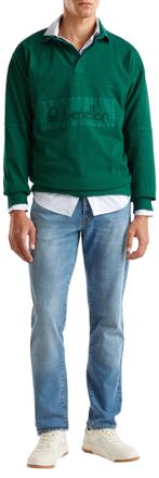 Benetton Herren Pantalone 4IPC57B88 Hose, Blu, 31