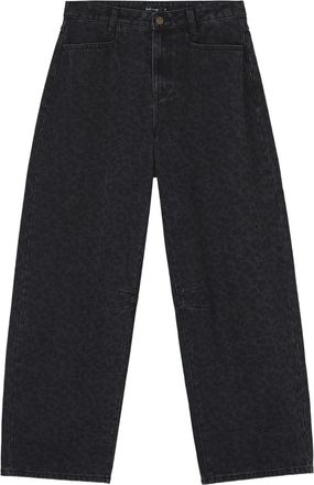 Tout à Coup jean à imprimé léopard - Gris