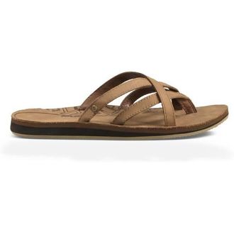 Teva Damen Zehentrenner Olowahu Leder