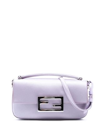 Fendi pochette pour smartphone en satin &agrave; bride (2010-2025) - Violet