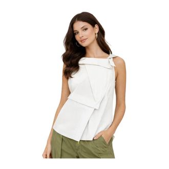 High Femme, Blouses et Chemises, Blanc, Taille: 44 FR Top Sunny