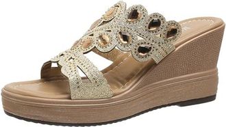 Generic 2026 Sandales à talons hauts pour femme - Légères - Escarpins à bride arrière - Blocs de brevets - Événements de vacances - Commute - Bout pointu - Cl