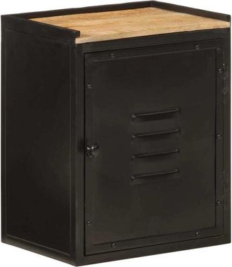 vidaXL Badschrank 40x30x50 cm Eisen und Massivholz Mango vidaXL