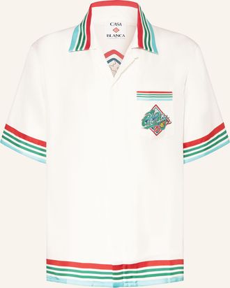 Casablanca Resorthemd Comfort Fit Aus Seide weiss